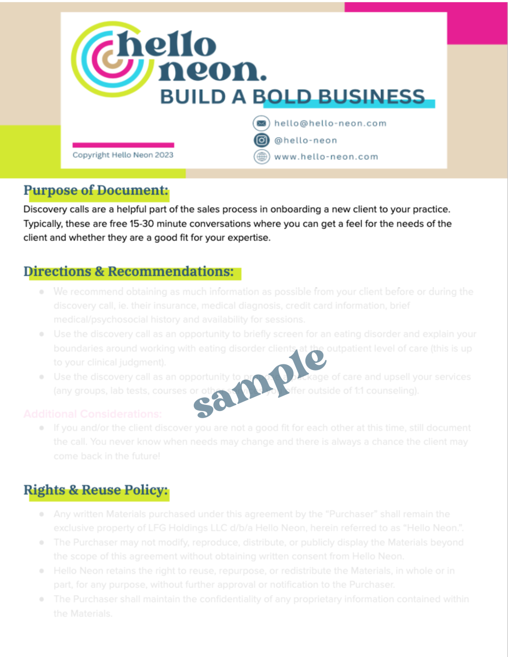 "Just the Notes" - Nutrition Note Templates for Your Private Practice ...