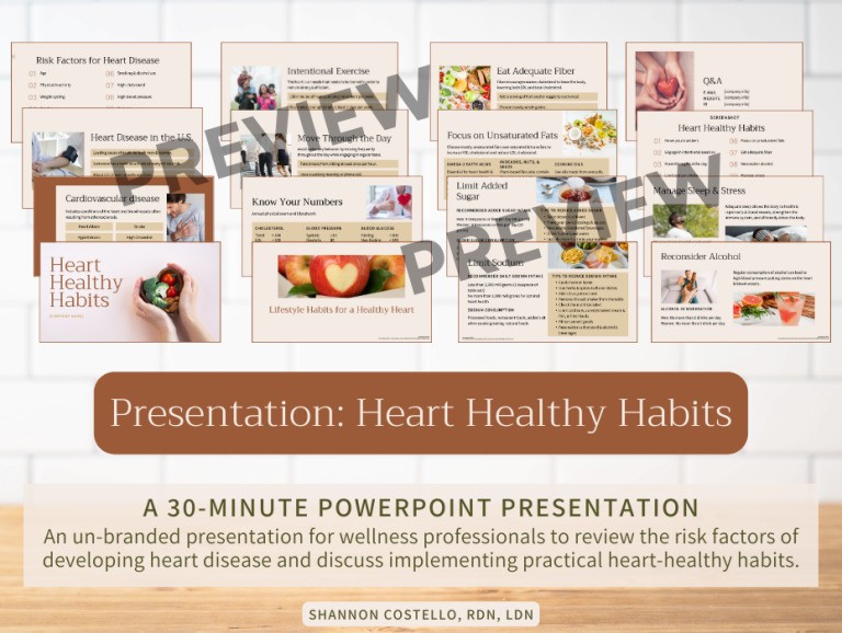 Presentation on Heart Healthy Habits | Cardiovascular Disease | Power ...