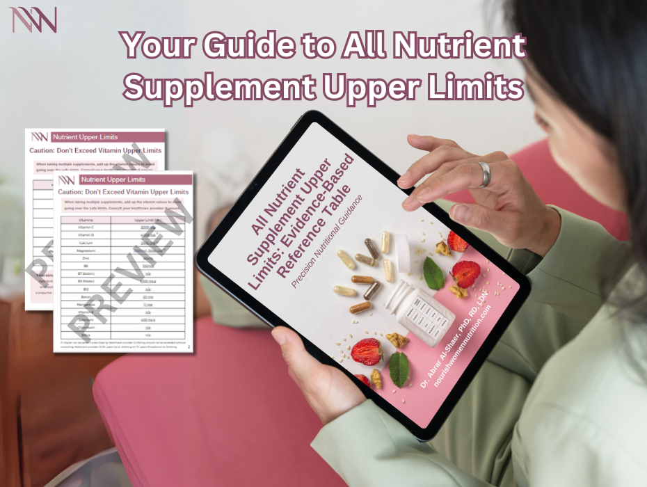 All Nutrient Supplement Upper Limits: Your Go-To Guide for Supplement ...
