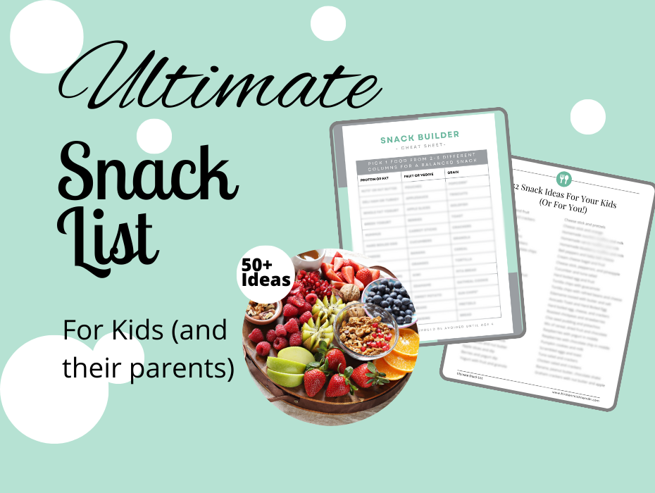 Ultimate Snack List - Well Resourced Dietitian