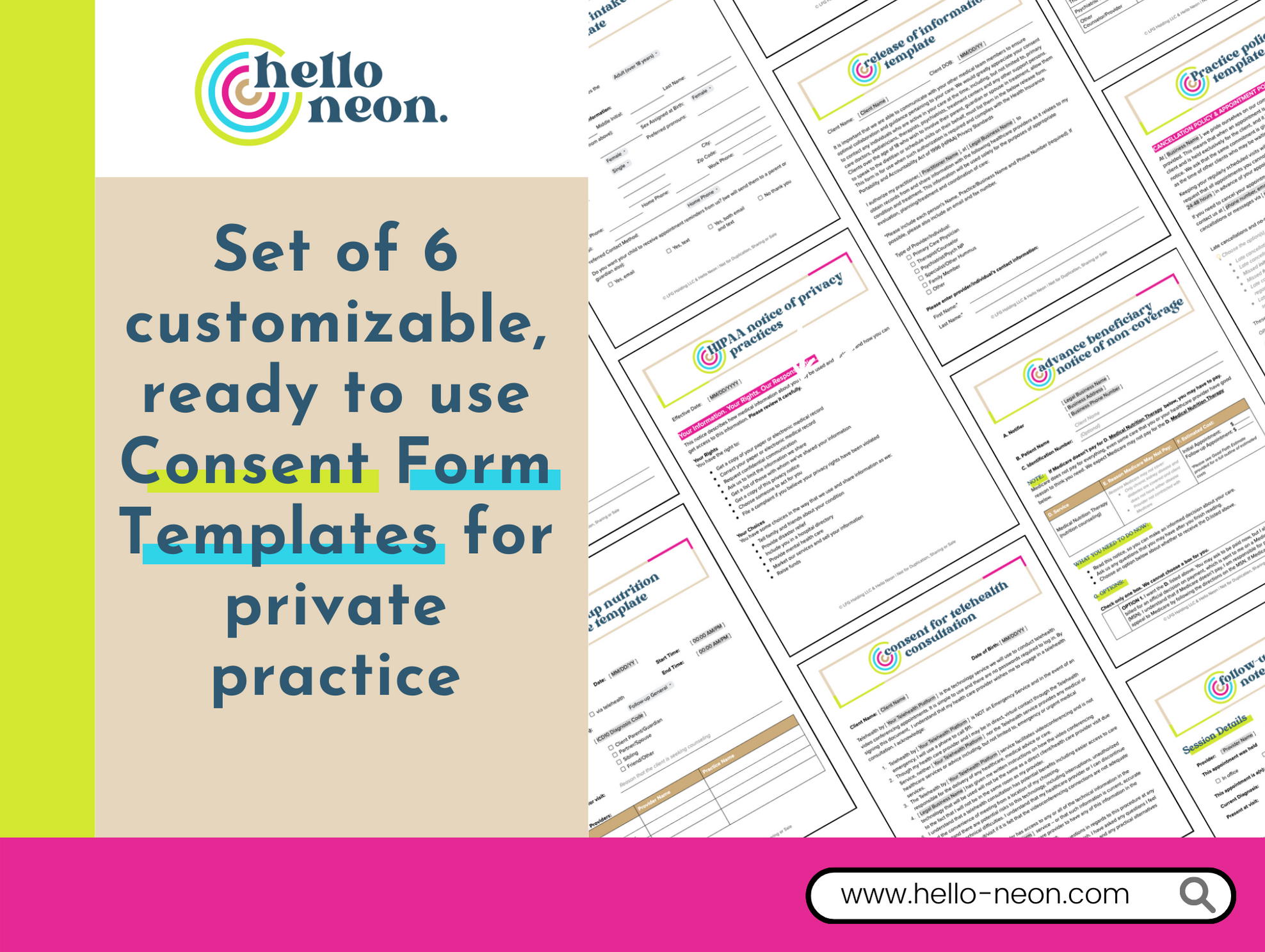 "Consents, Please!" - Client Consent Forms for Your Private Practice ...