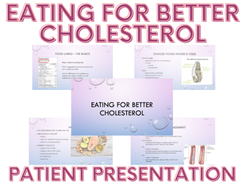 Eating for Better Cholesterol Patient Presentation - Well Resourced ...