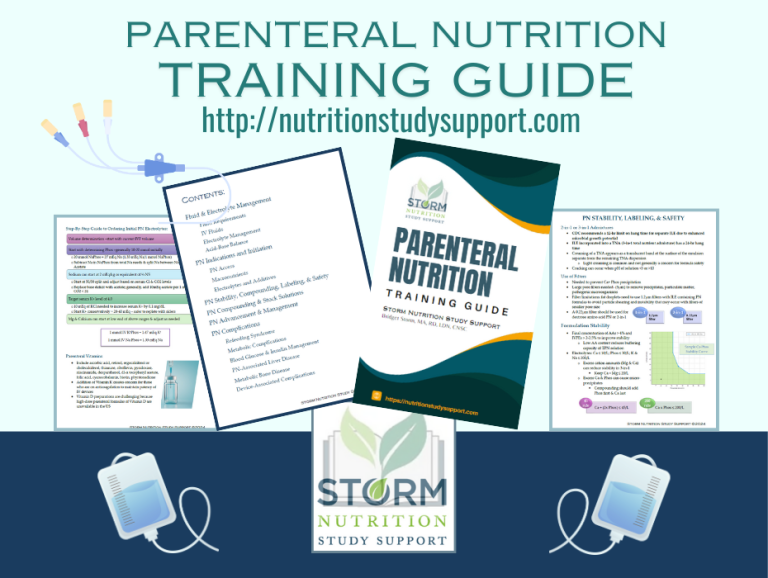 Parenteral Nutrition Training Guide - Well Resourced Dietitian