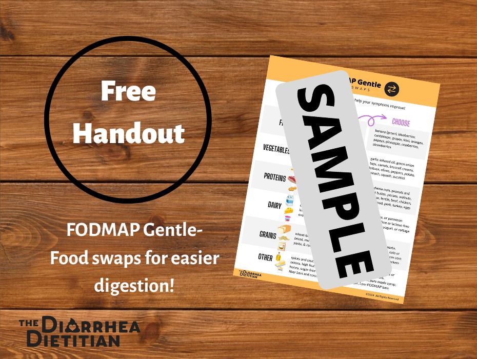 FODMAP Gentle (Free Resource) - Well Resourced Dietitian