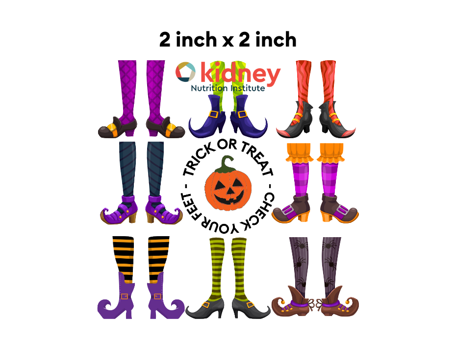 "Trick or Treat- Check Your Feet" Sticker Download for Diabetic Foot ...