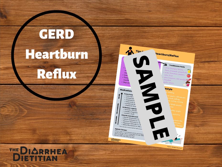 Tips for GERD, Heartburn & Reflux - Well Resourced Dietitian