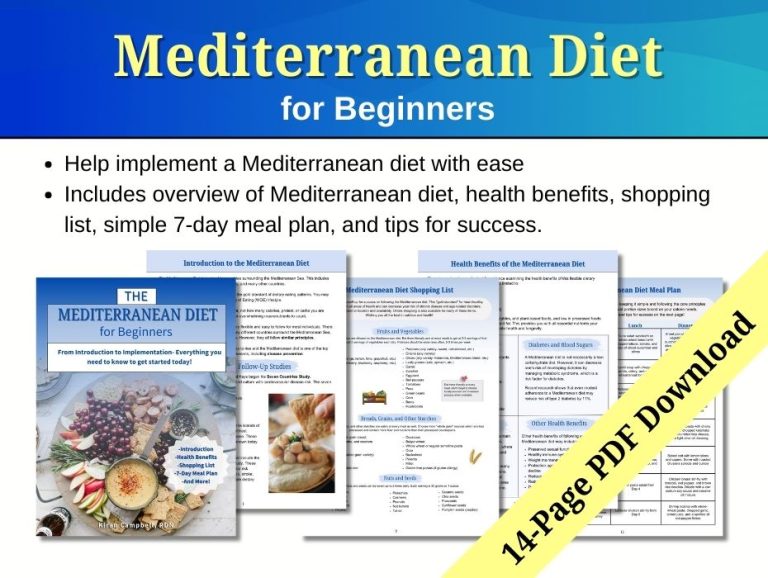 Mediterranean Diet for Beginners Toolkit - Well Resourced Dietitian
