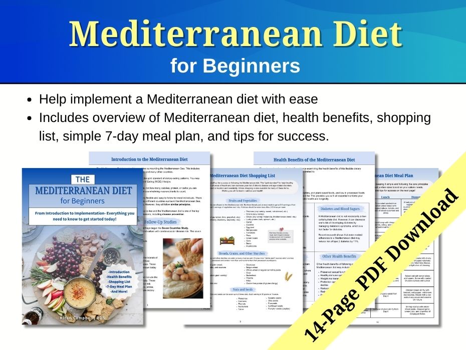 Mediterranean Diet for Beginners Toolkit - Well Resourced Dietitian Mediterranean Diet for Beginners Toolkit - Well Resourced Dietitian