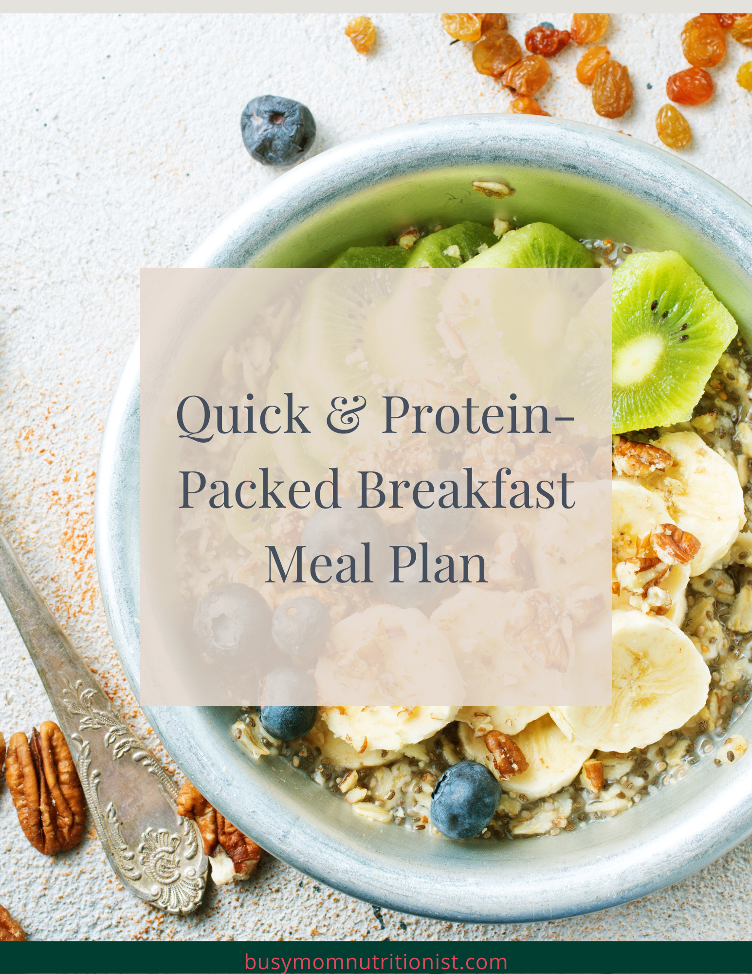 Quick & Protein-Packed Breakfast Meal Plan & Recipes - BUNDLE - Well ...