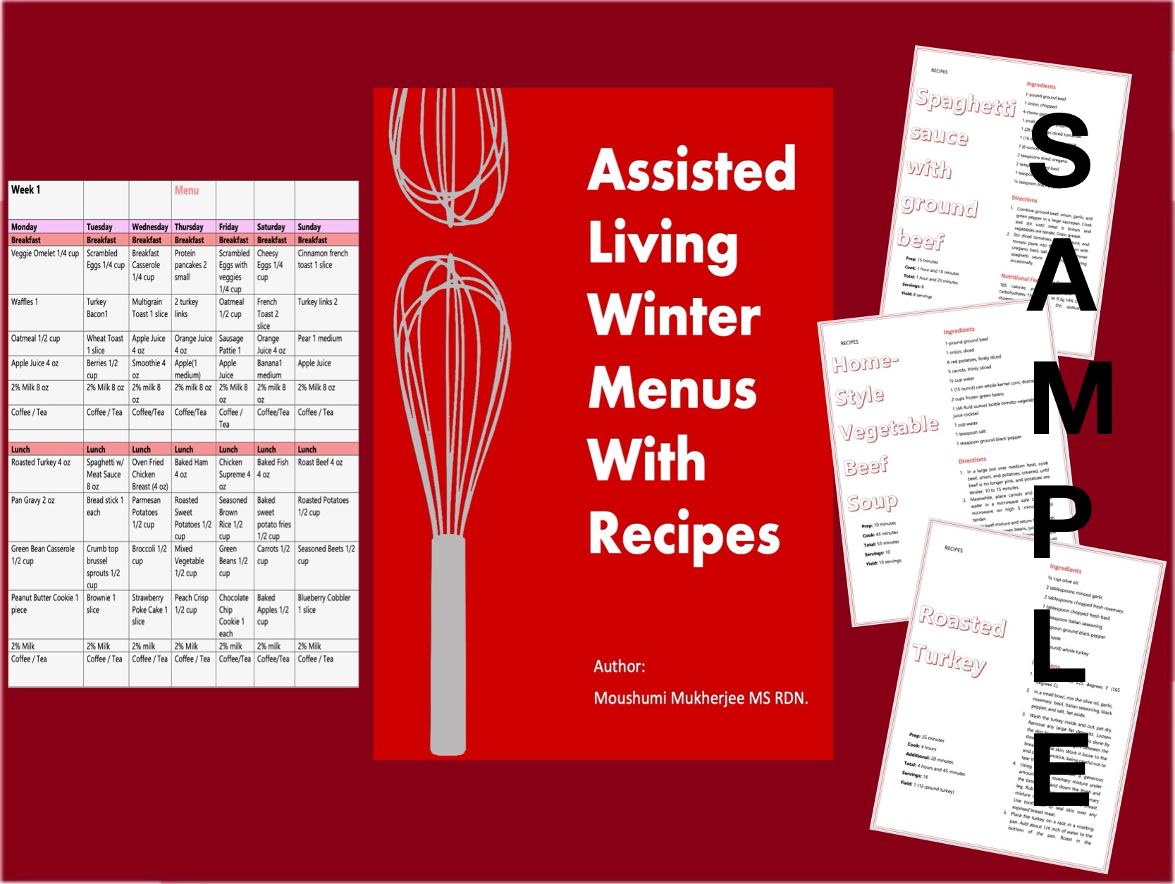 Assisted Living/Group Home 4 week winter menus with nutrient analysis ...