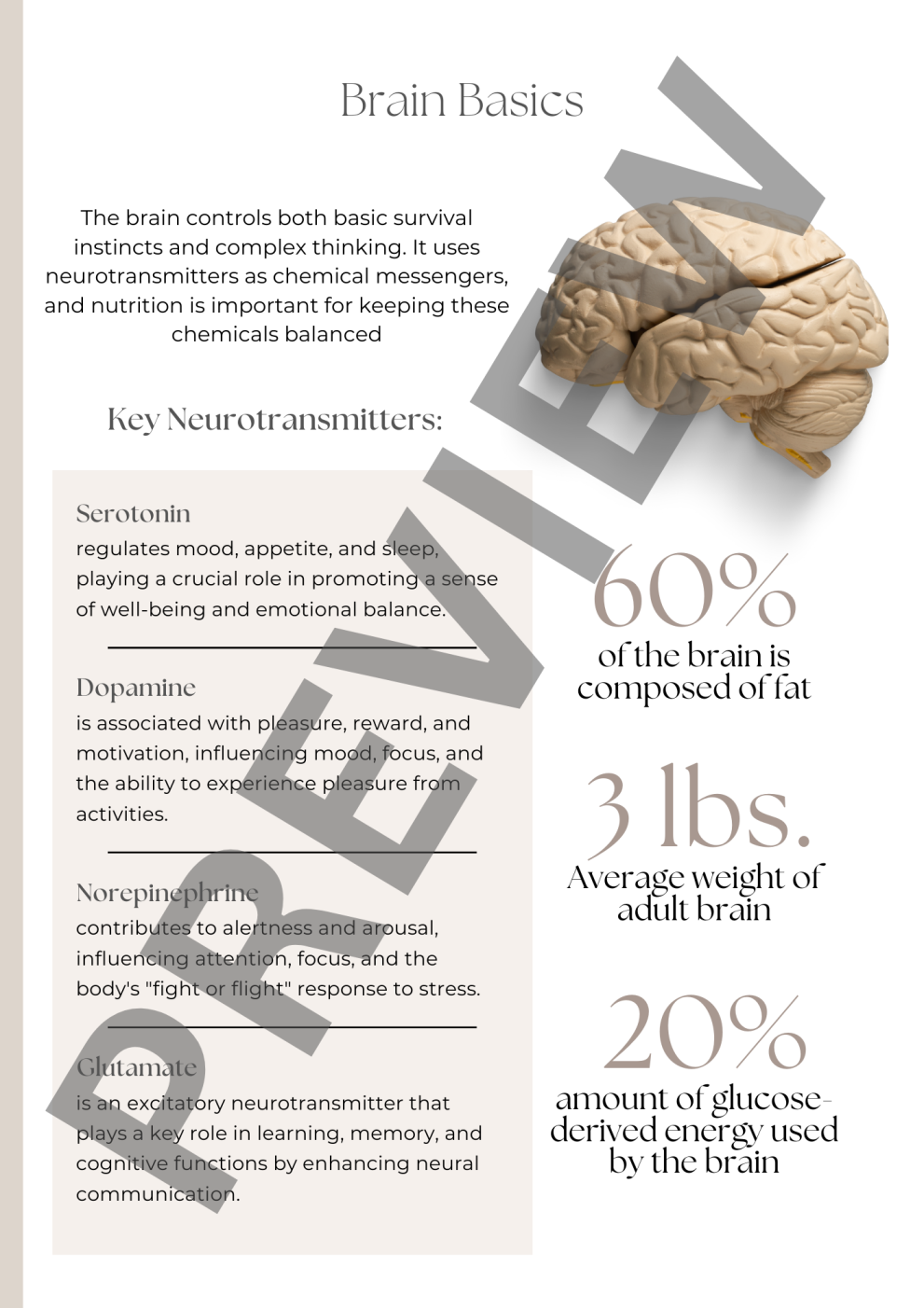 Food and Mood: Nutrition for Building a Balanced Brain - Well Resourced ...