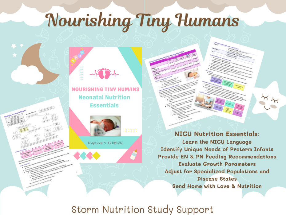 Neonatal Nutrition Training Guide for NICU Dietitians - Well Resourced ...