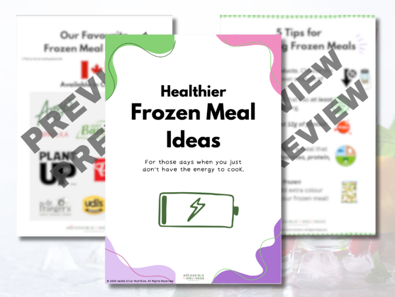 Healthier Frozen Meal Ideas - Well Resourced Dietitian