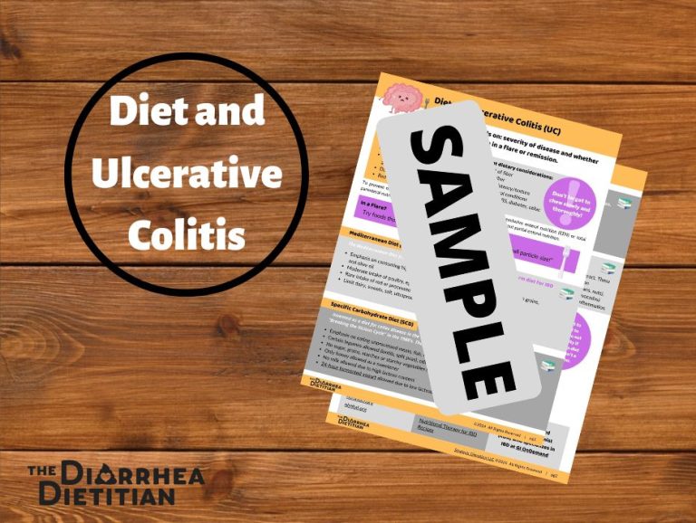 Diet and Ulcerative Colitis - Well Resourced Dietitian