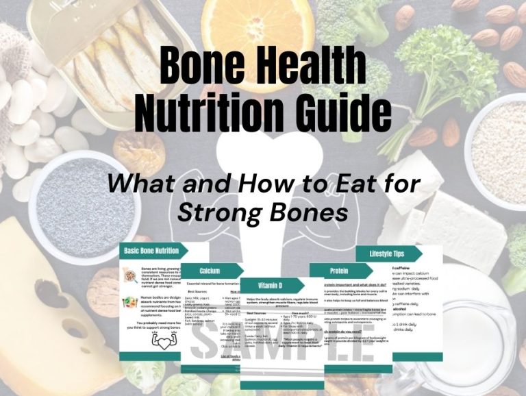 Bone Health Nutrition Guide - Well Resourced Dietitian