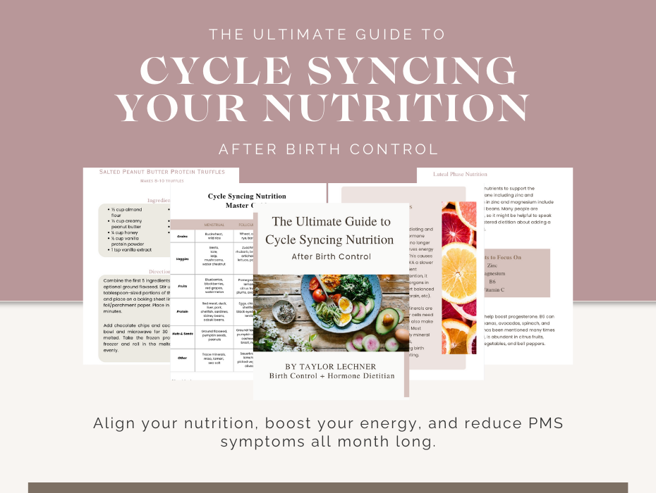 The Ultimate Guide to Cycle Syncing Nutrition - Well Resourced Dietitian