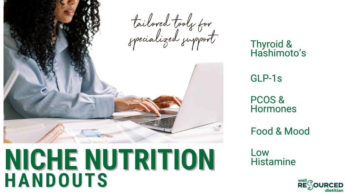 Tailored Nutrition: Discover 10 Exceptional Handouts for Unique Niches ...