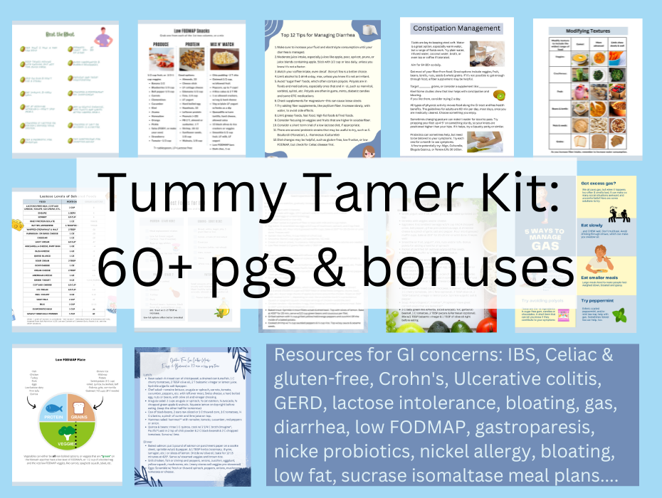 Tummy Tamers Kit: Comprehensive Digestive Health Handouts - Well ...
