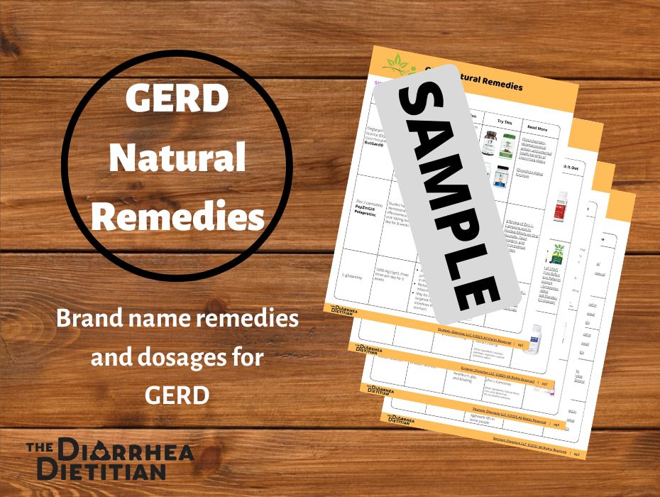 GERD Natural Remedies - Well Resourced Dietitian