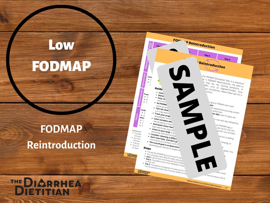 FODMAP Reintroduction - Well Resourced Dietitian
