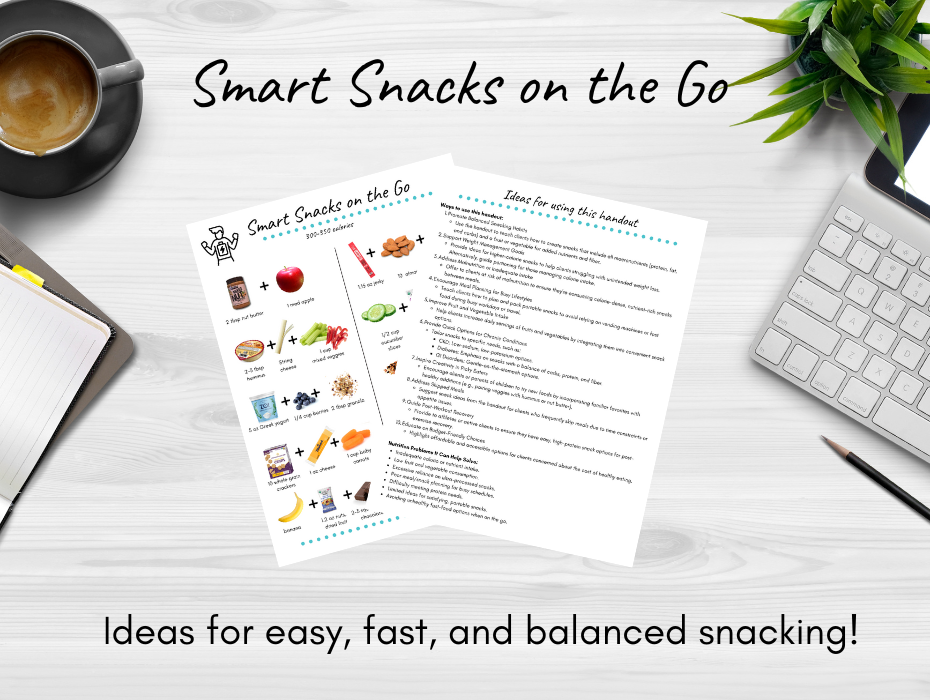 Smart snacks on the go: ideas for easy, fast and balanced snacking ...