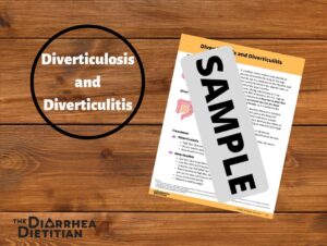 Diverticulosis and Diverticulitis - Well Resourced Dietitian