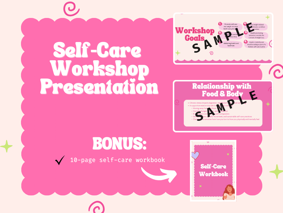 Self-Care & Body Image Workshop | 15-Slide Presentation + Bonus ...
