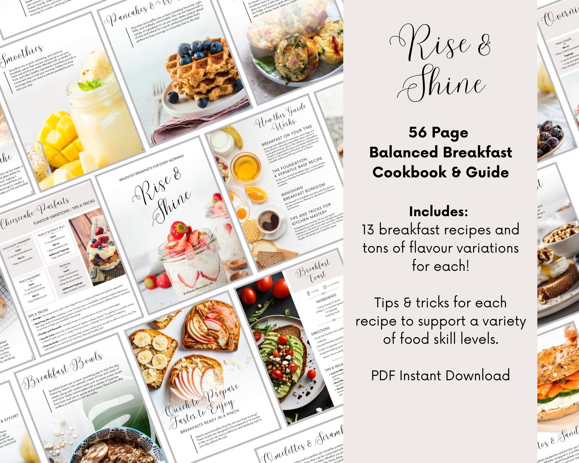 Rise & Shine Balanced Breakfast Cookbook and Guide - Well Resourced ...