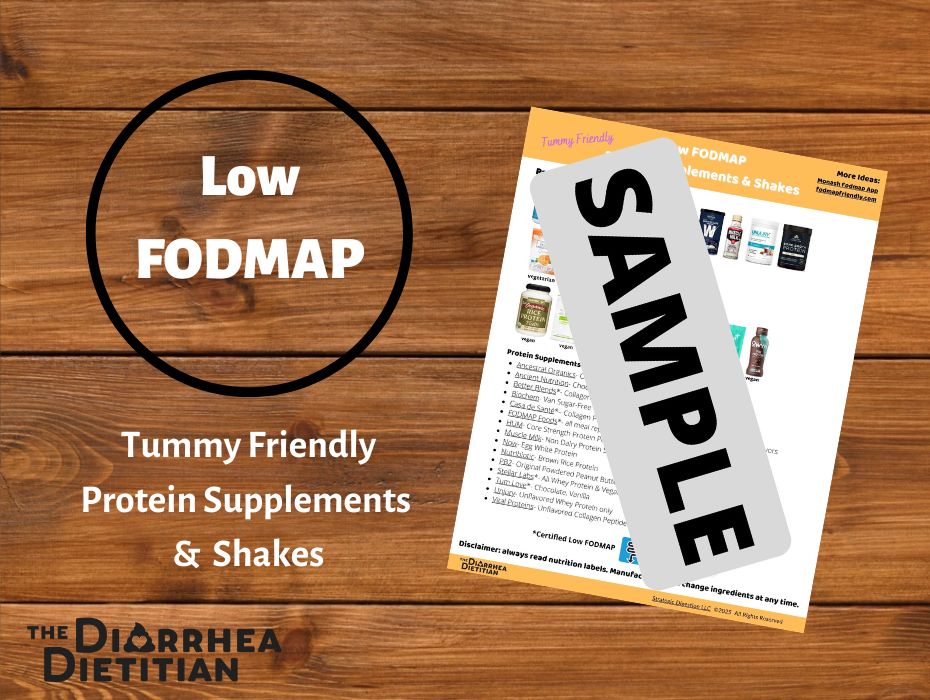 Low FODMAP Protein Supplements & Shakes - Well Resourced Dietitian