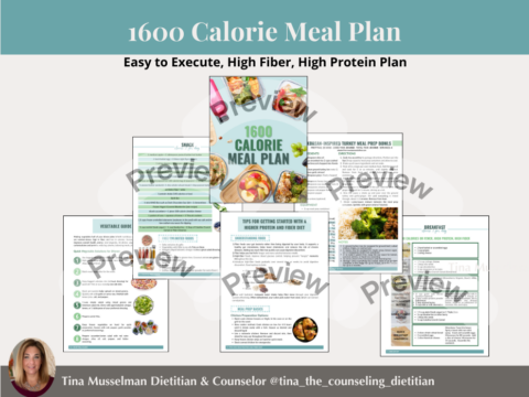 1600-Calorie High Fiber High Protein Meal Plan for Busy Adults - Well ...