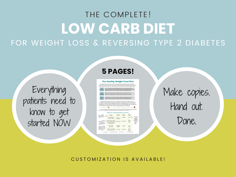 Low Carb Diet for Weight Loss & Reversing Type 2 Diabetes - Well ...