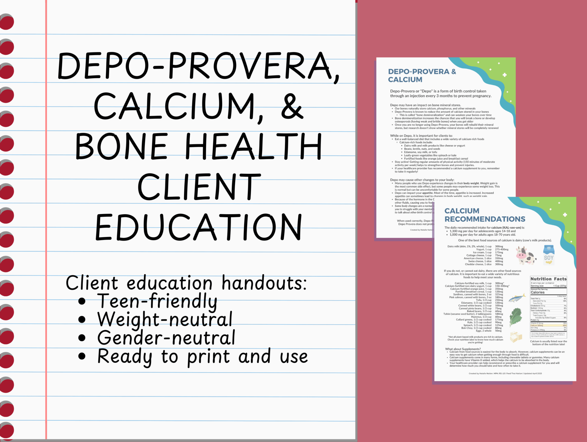 Bone Health Nutrition Guide - Well Resourced Dietitian