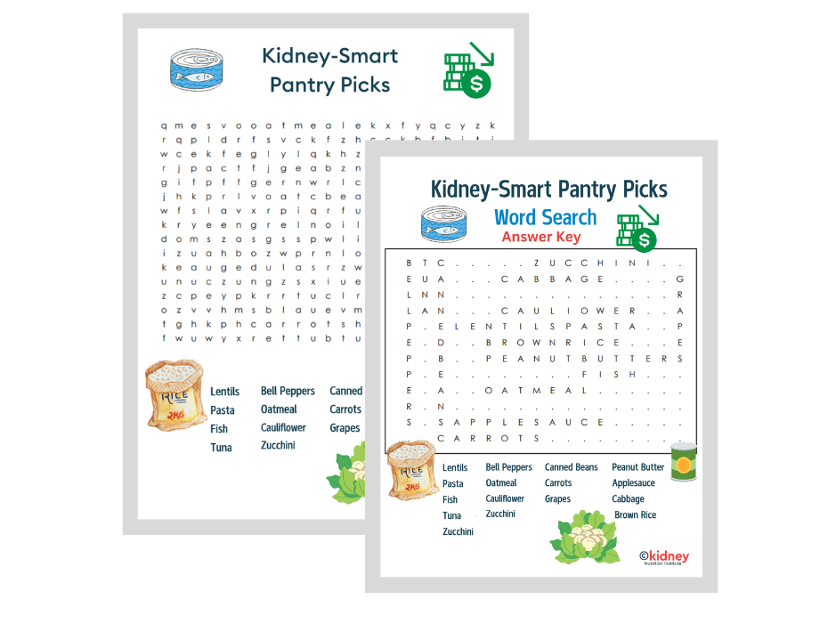Kidney-Smart Pantry Picks: food insecurity for dialysis patients | Word ...