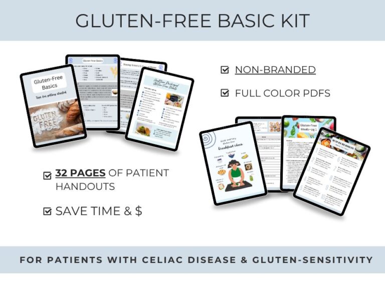 Gluten-free Handout Kit-Expanded version-Resources for your clients ...