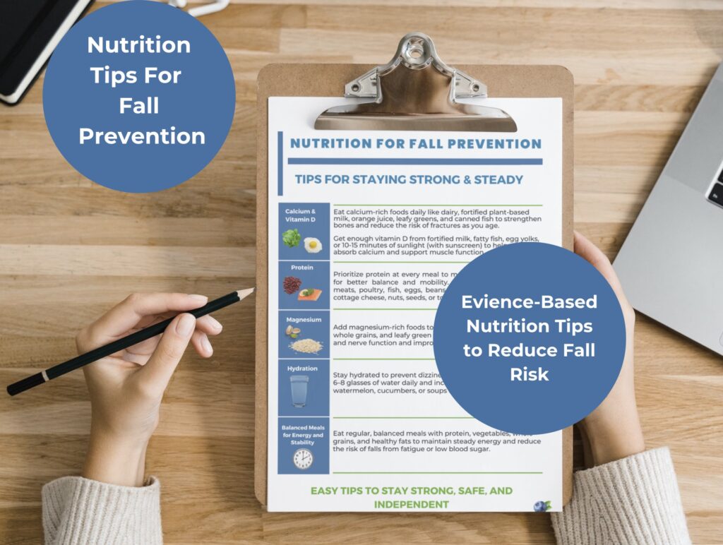 Nutrition Tips for Fall Prevention: Essential Handout for Seniors by a ...