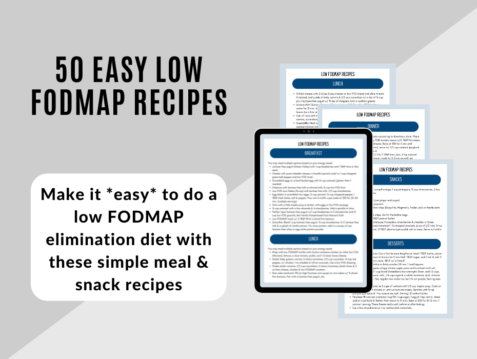 50 Easy Low FODMAP Meals - Well Resourced Dietitian