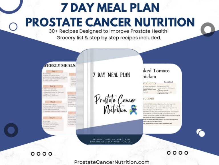 Prostate Health 7 Day Meal Plan - Well Resourced Dietitian