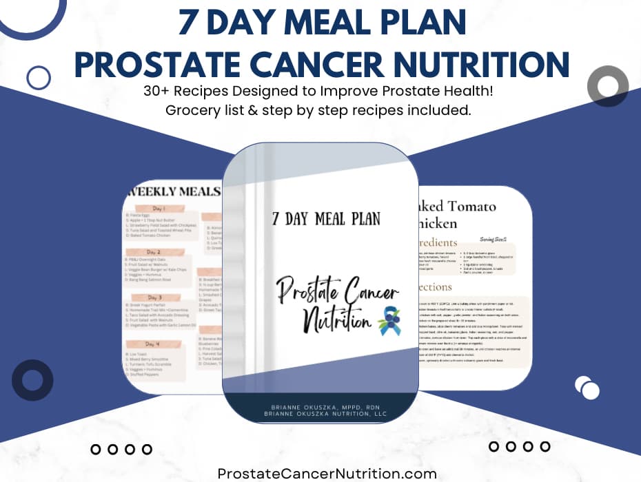 Prostate Health 7 Day Meal Plan - Well Resourced Dietitian