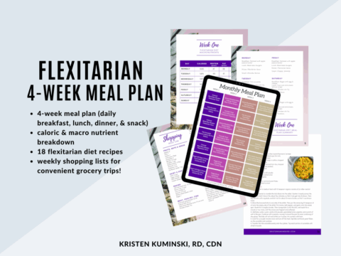 Flexitarian 4-week Meal Plan - Well Resourced Dietitian