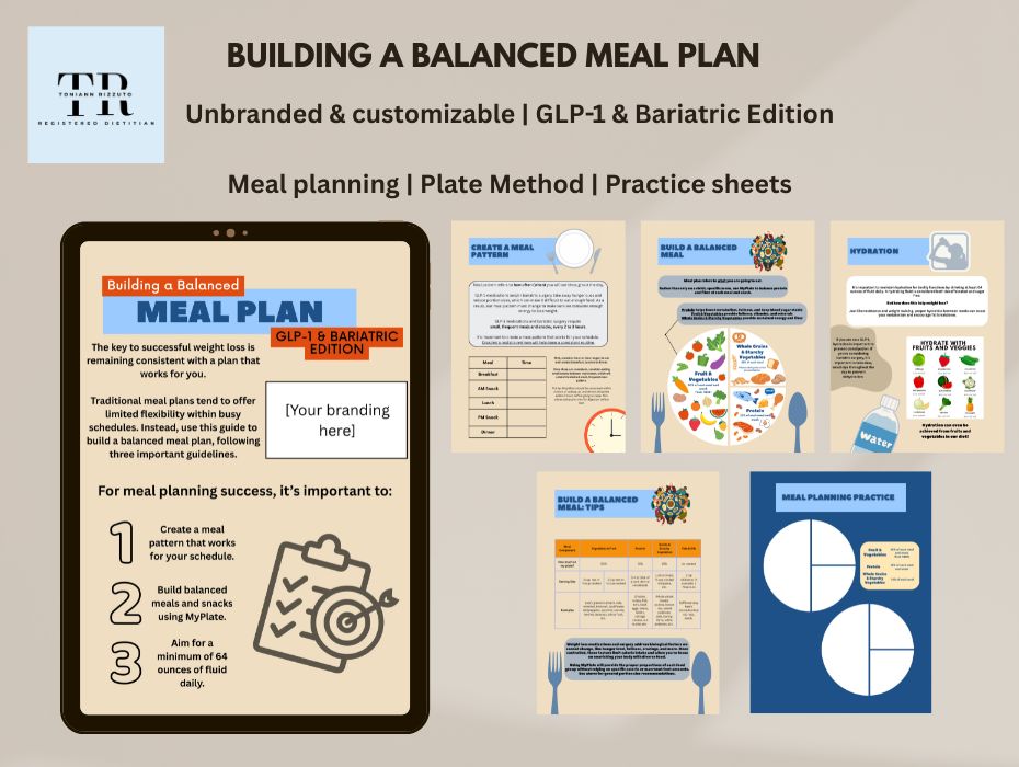 Building a Balanced Meal Plan: GLP-1 & Bariatric Edition - Well ...
