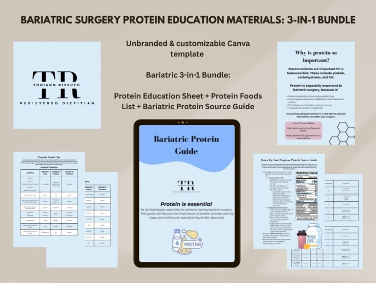 Bariatric Liquid Diet Protein Shake Guide - Well Resourced Dietitian
